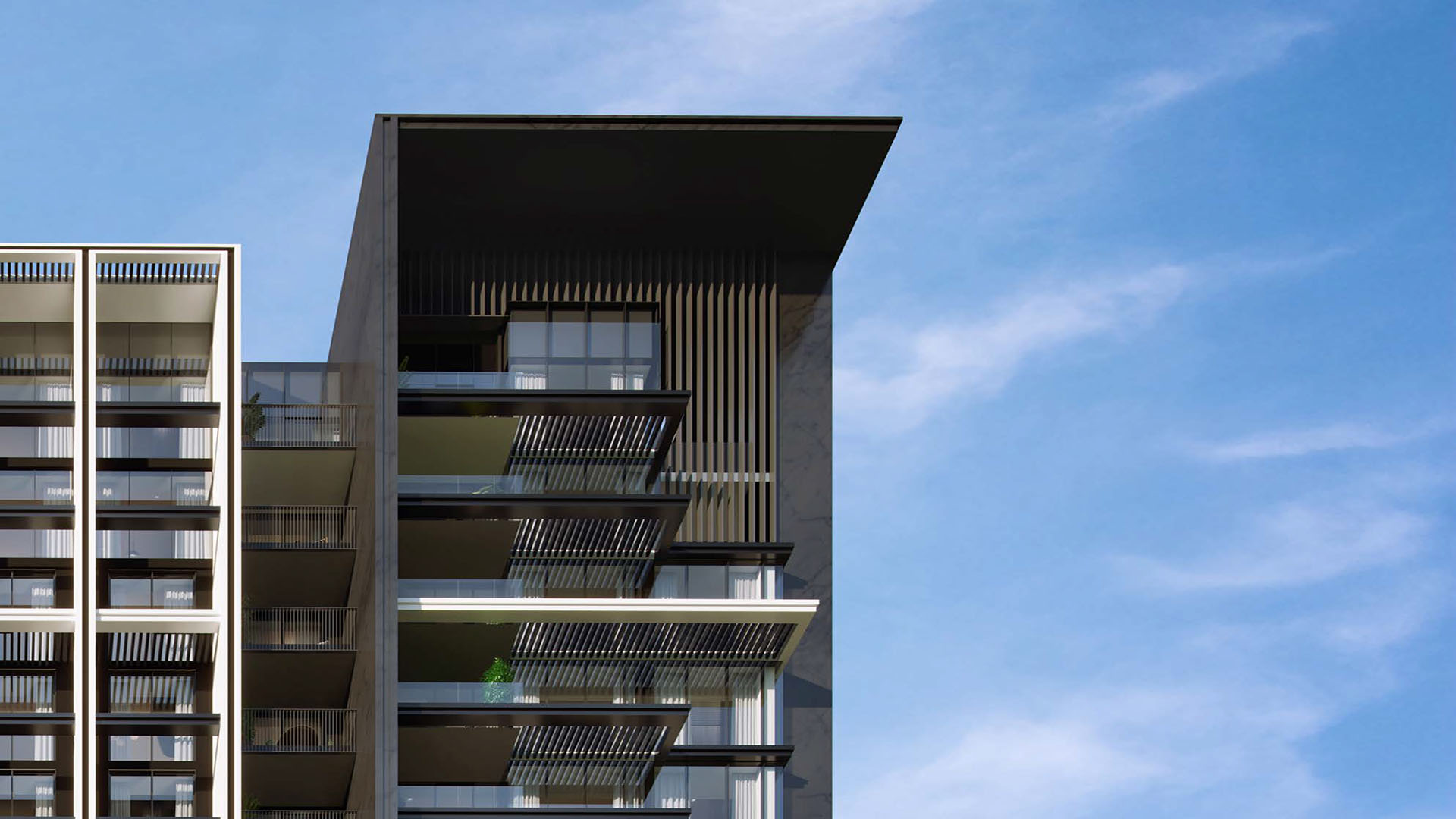 Residence 110 is a 19-story residential tower in the Business Bay area.